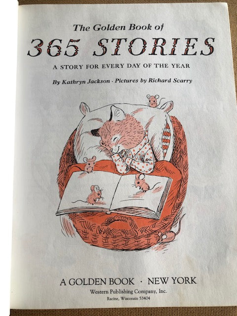The Golden Book Of 365 Stories A Story For Every Day Of The Year by: K ...